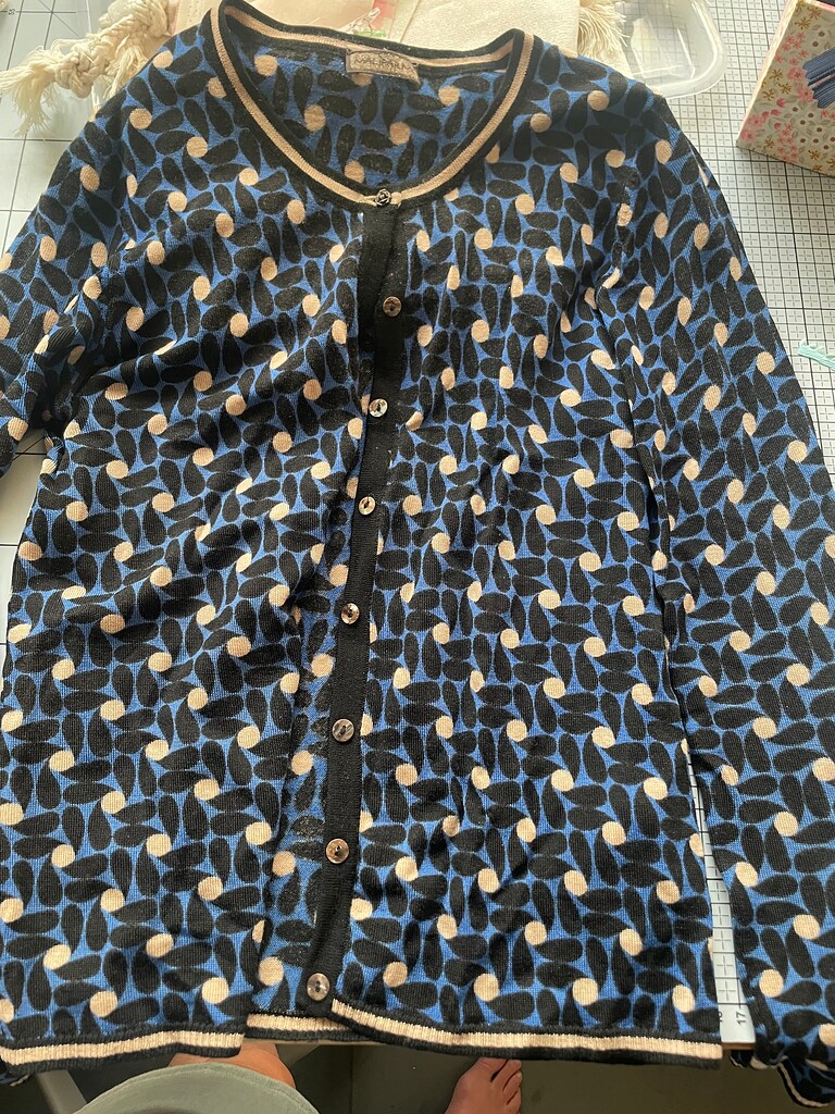 Repair ideas for elbow holes in fine knit cardigan? - Sewing - Stash Hub