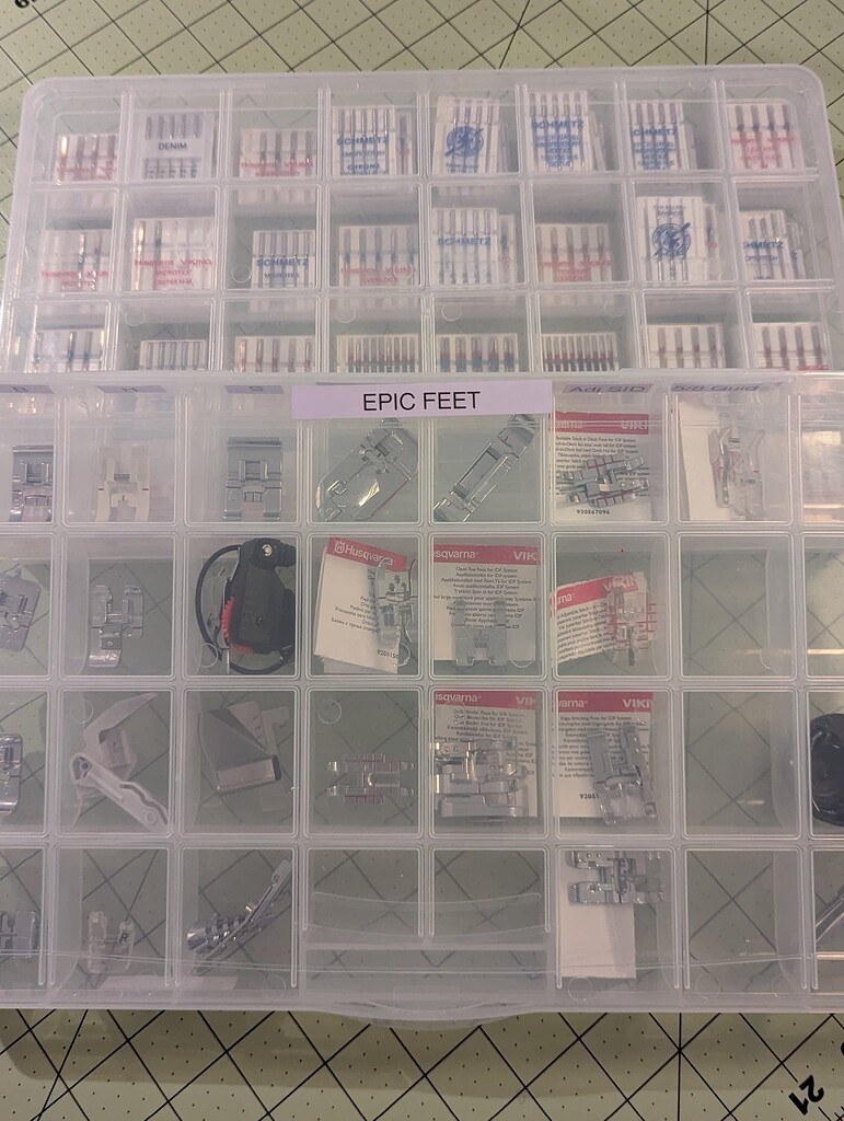 Presser Feet and Needle Storage - Organising Ideas - Stash Hub